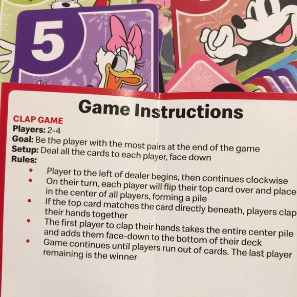 Disney | Toys | Disney Mickey And Friends Card Game | Poshmark